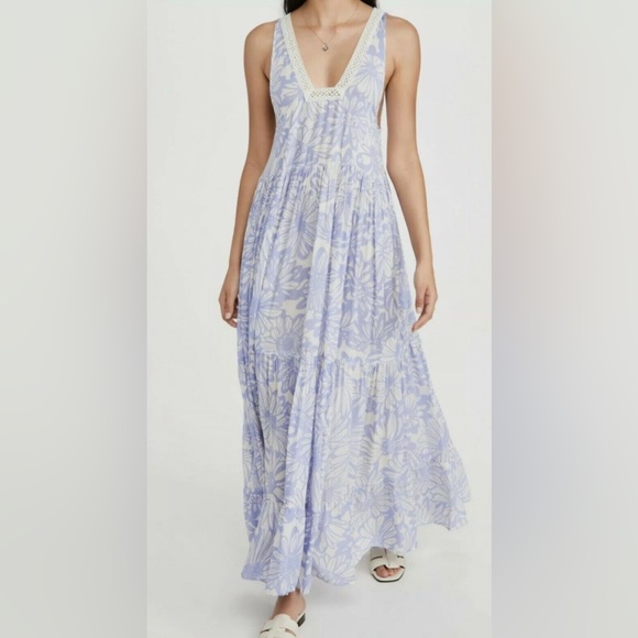 Free People | Dresses | Nwot Free People Intimately Tiers For You Maxi ...